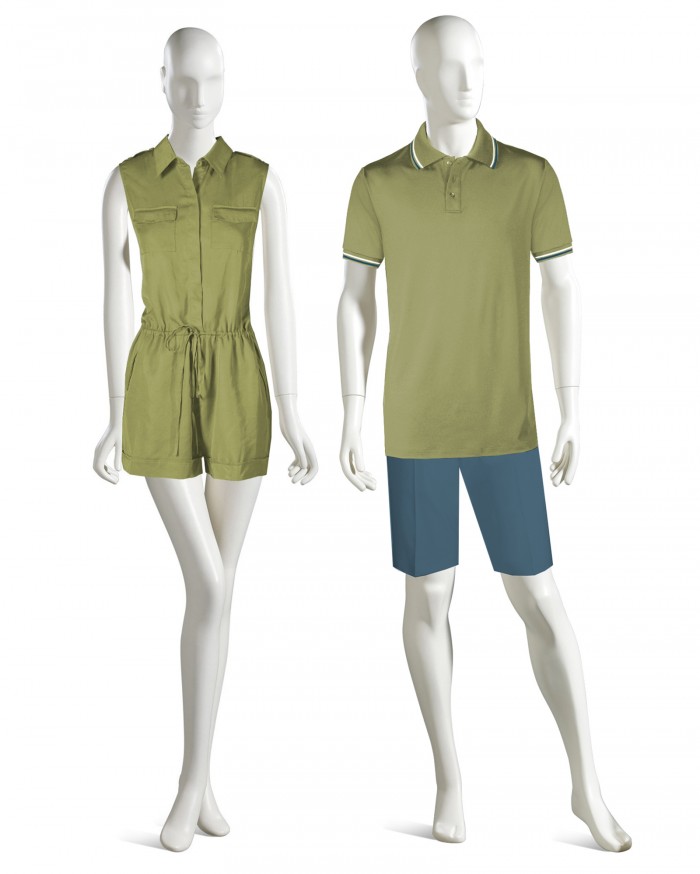 Custom Luxury Resort and Beach Resort Staff Uniforms, Poolside Apparel